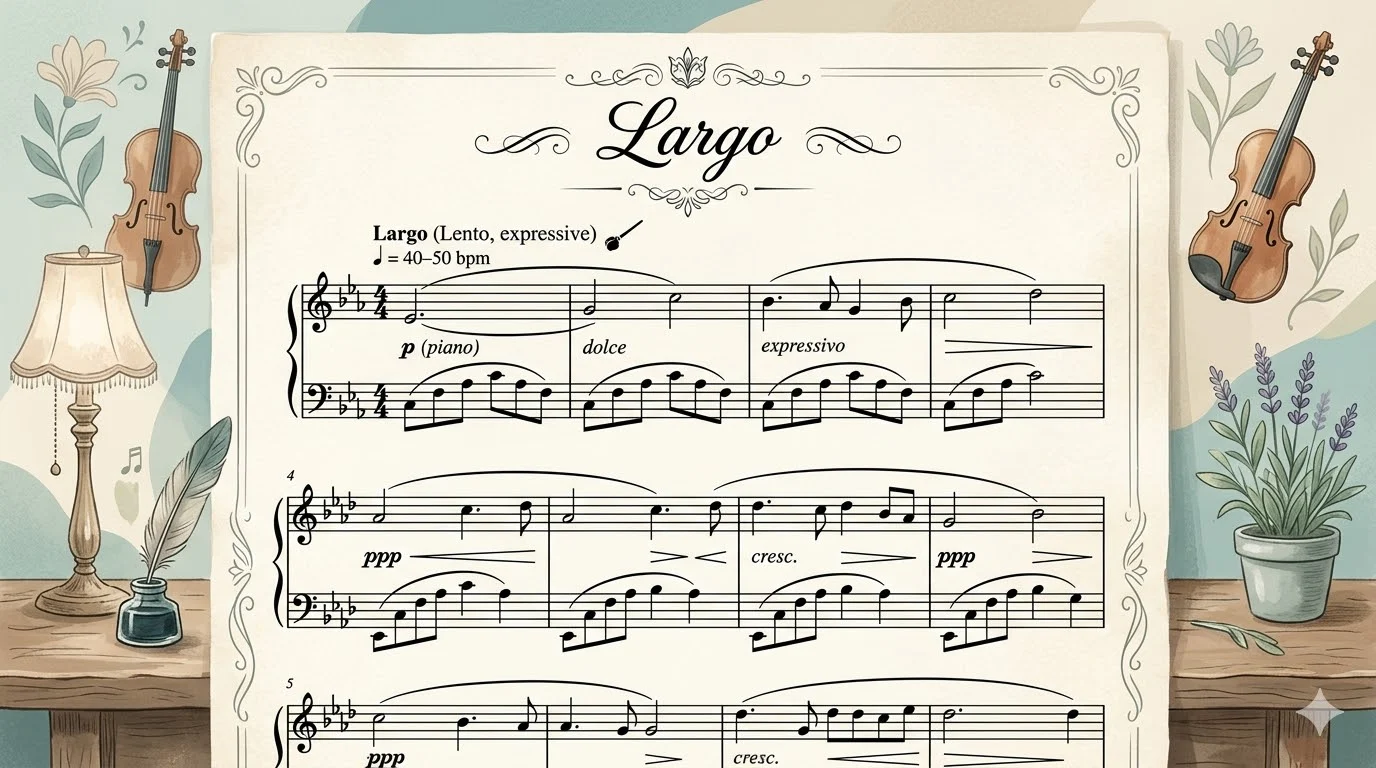 What Does Largo Mean in Music? Tempo, Meaning, and Examples for 2026
