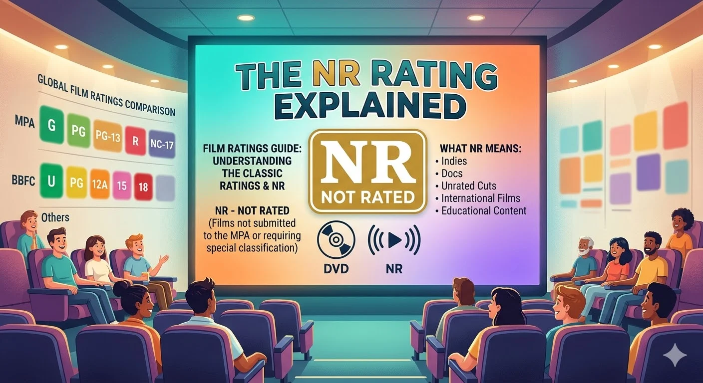 What Does NR Mean in Movies? Not Rated Explained in 2026